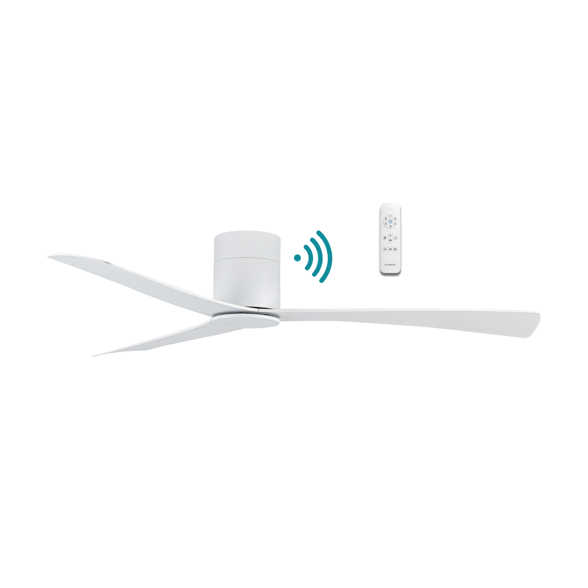 Metro DC 52" Smart Ceiling Fan With WIFI Remote Control - Martec