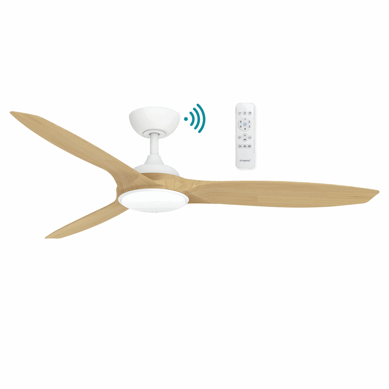 Newport DC 56" Smart Ceiling Fan With WIFI Remote Control + LED light ...