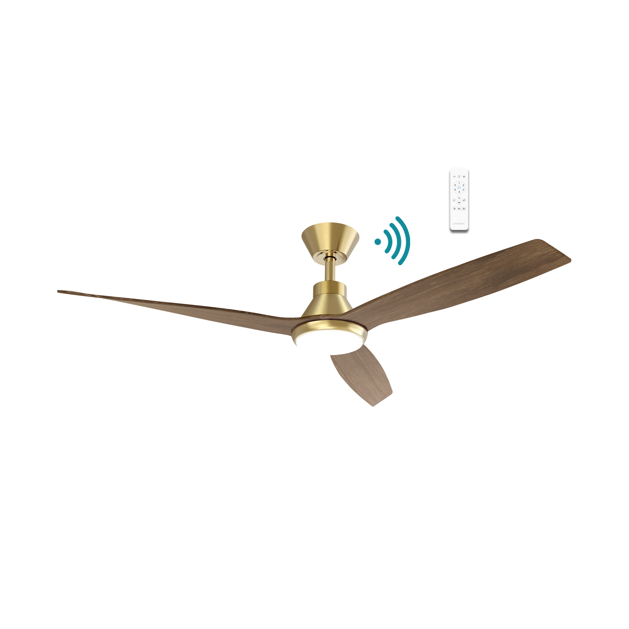 Triumph DC 52" Smart Ceiling Fan With WIFI Remote Control + LED light ...
